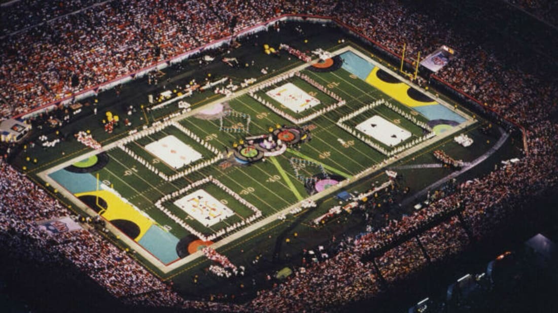 Oral History The Strangest Super Bowl Halftime Show Ever