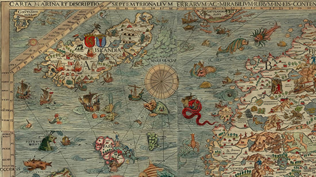 What’s With the Sea Monsters on Old Maps?