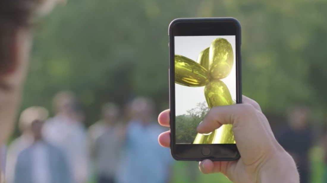 Snapchat and Jeff Koons Have Created an Augmented-Reality Art Treasure Hunt