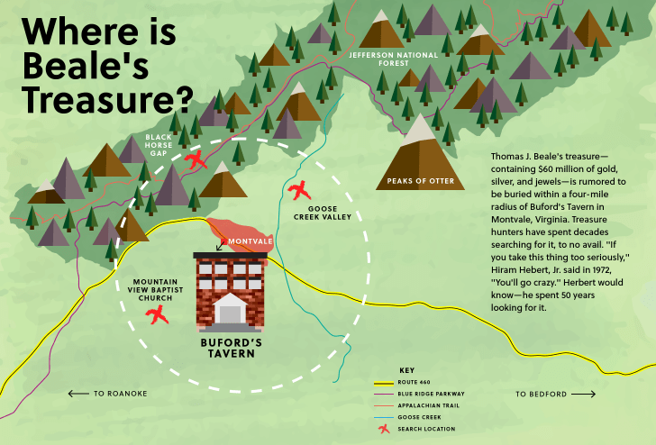 Beale Treasure Map Does Cryptic Code Hidden In Beale Ciphers Reveal