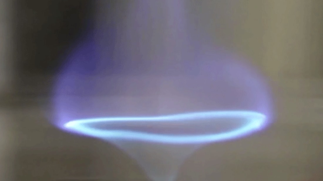 Researchers Discover a New Type of Fire Called "Blue Whirl"