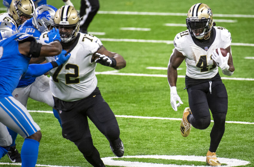 New Orleans Saints training camp running back depth chart