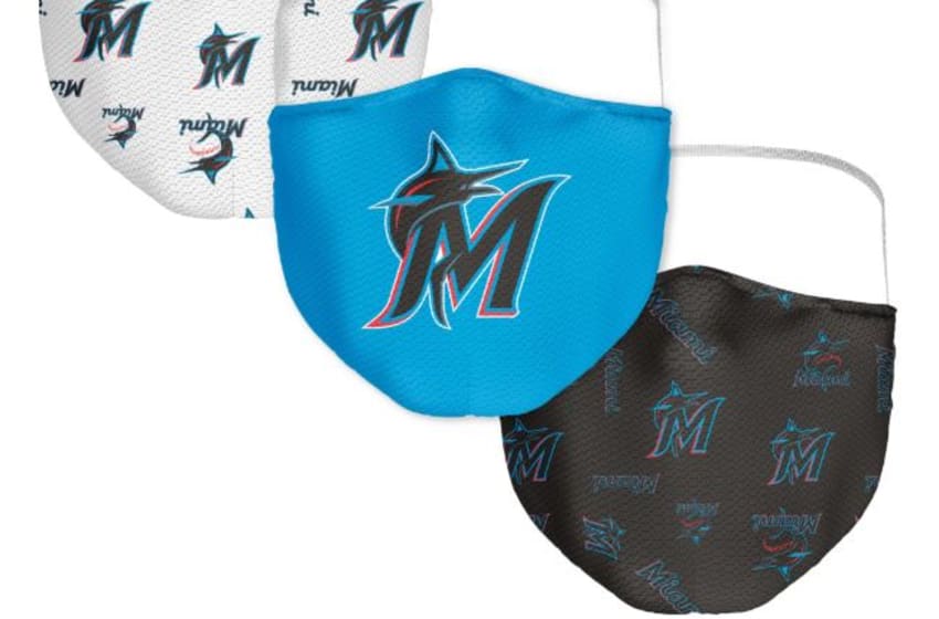 Support the Miami Marlins and charity with these face coverings