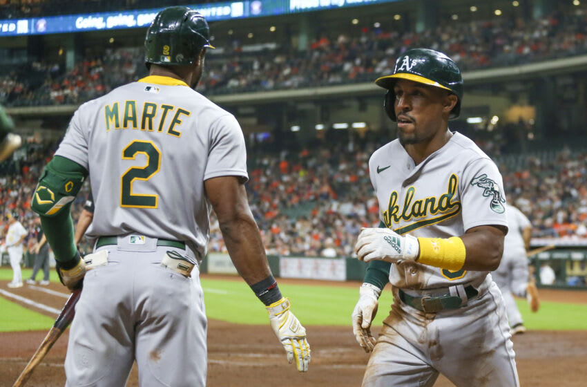 Starling Marte says goodbye to Oakland A's