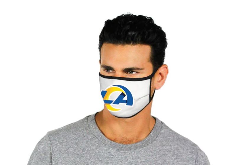 Get yourself a Los Angeles Rams face covering