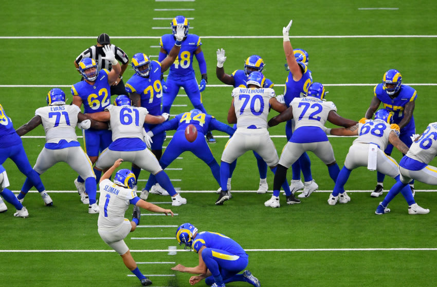 Shockingly, the LA Rams rock the NFL by going with rookie K Sam Sloman