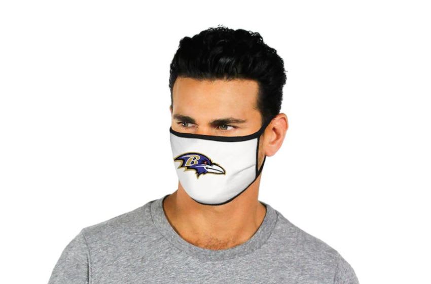 Get yourself a Baltimore Ravens face covering today