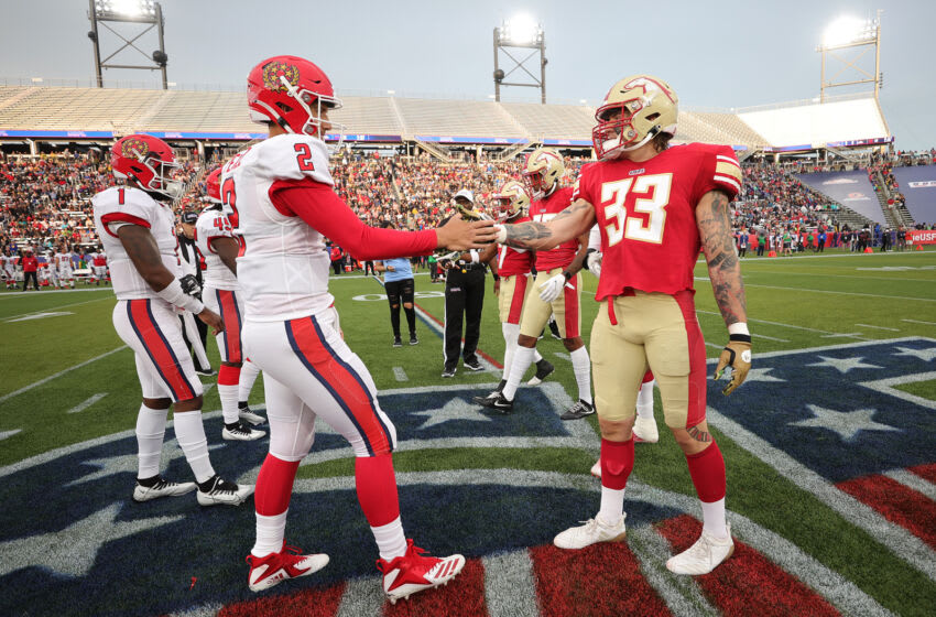 This USFL team’s uniforms look an awful lot like 49ers throwbacks
