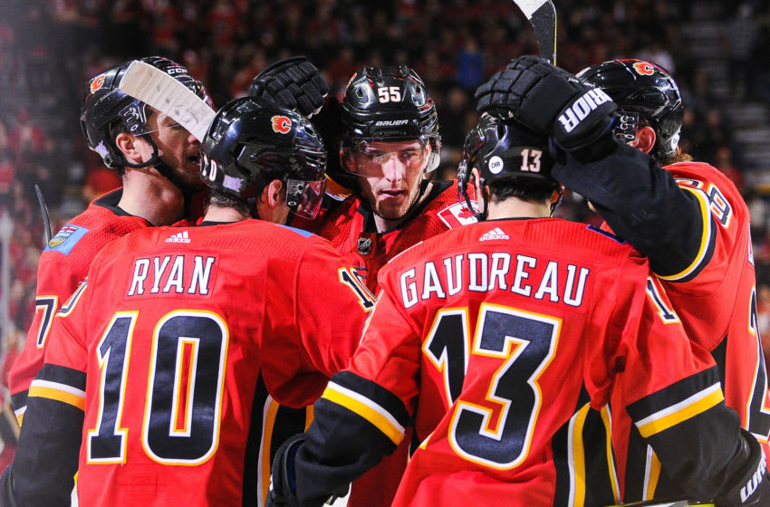 Calgary Flames score five goals in first period in back-to-back games