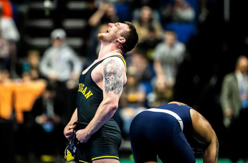 Mason Parris wins national title; Michigan Wolverines win Big Ten ...