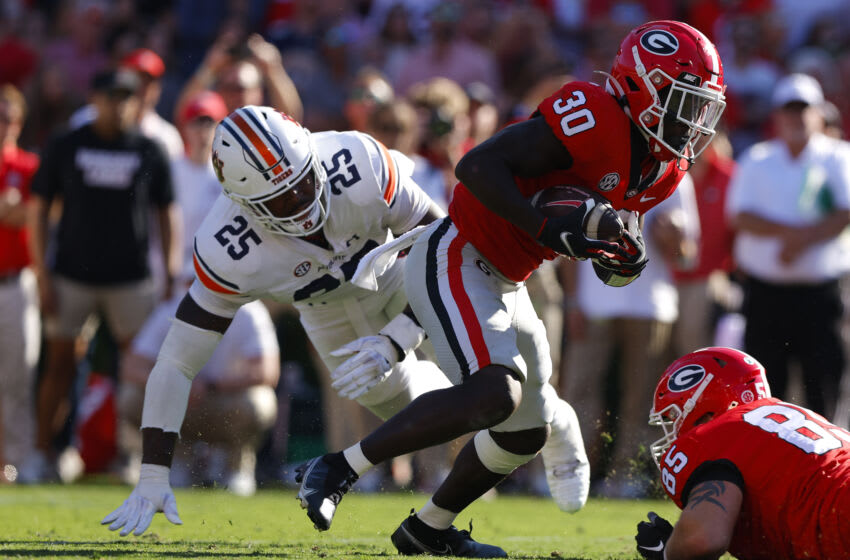 Georgia Football unleashes physical rush attack in victory over Auburn