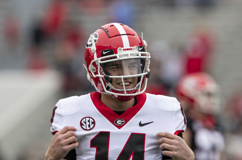 Those new all-white Georgia football uniforms are flawless