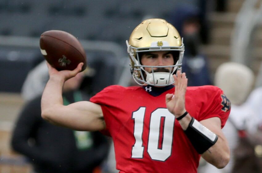 Notre Dame Football’s Sam Hartman ranked as top transfer portal QB