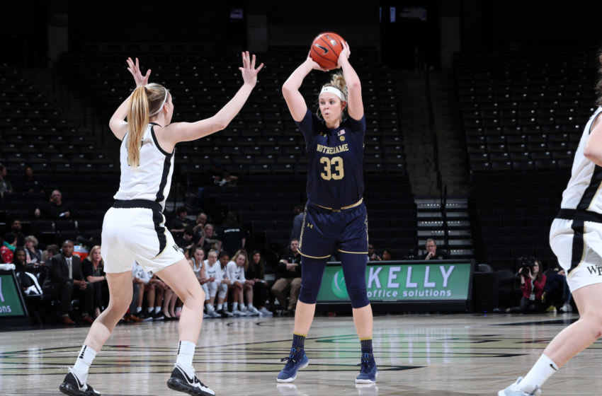 Notre Dame WBB: Sam Brunelle named to Naismith Watch List