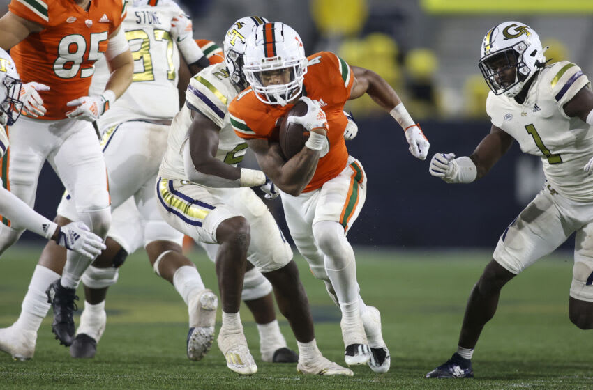 Jaylan Knighton reasserts himself for Miami football