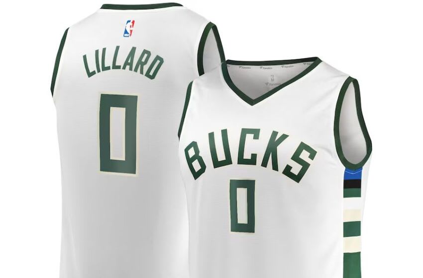 Dame Time: Get Milwaukee Bucks Damian Lillard jersey now