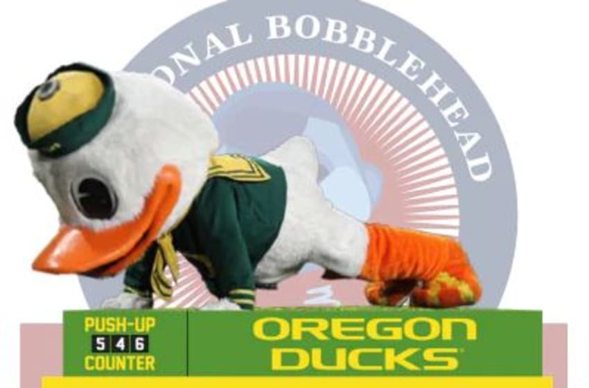 Touchdown: You need this pushup counter Oregon Ducks bobblehead