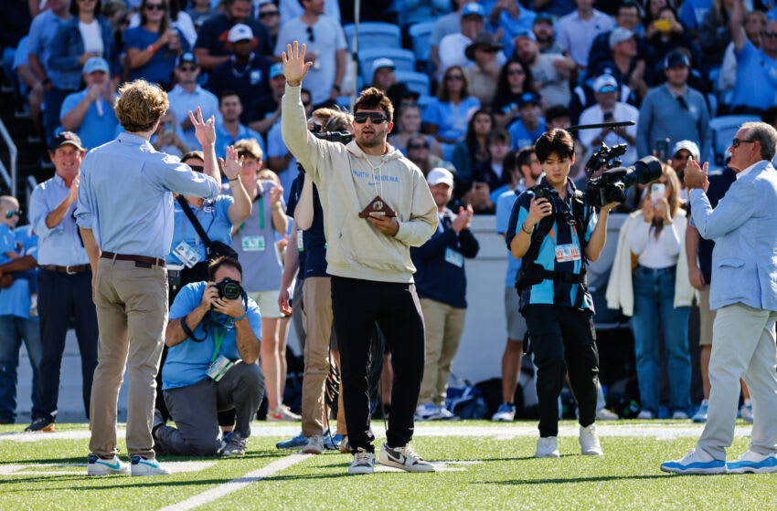 UNC Football: Sam Howell presented with Patterson Medal