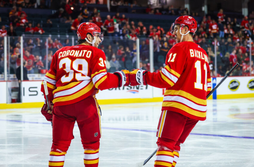 Exploring Flames forward lines with the opening night roster set