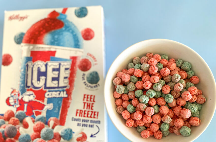 Kellogg’s ICEE Cereal brings the sweet, chilly flavor to the bowl