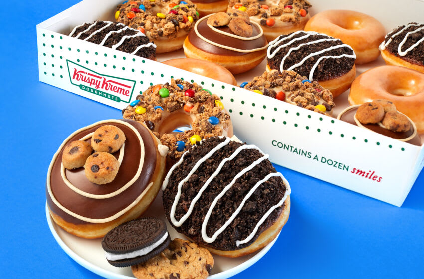 Krispy Kreme Cookie Blast doughnut collection is the ultimate sweet ...