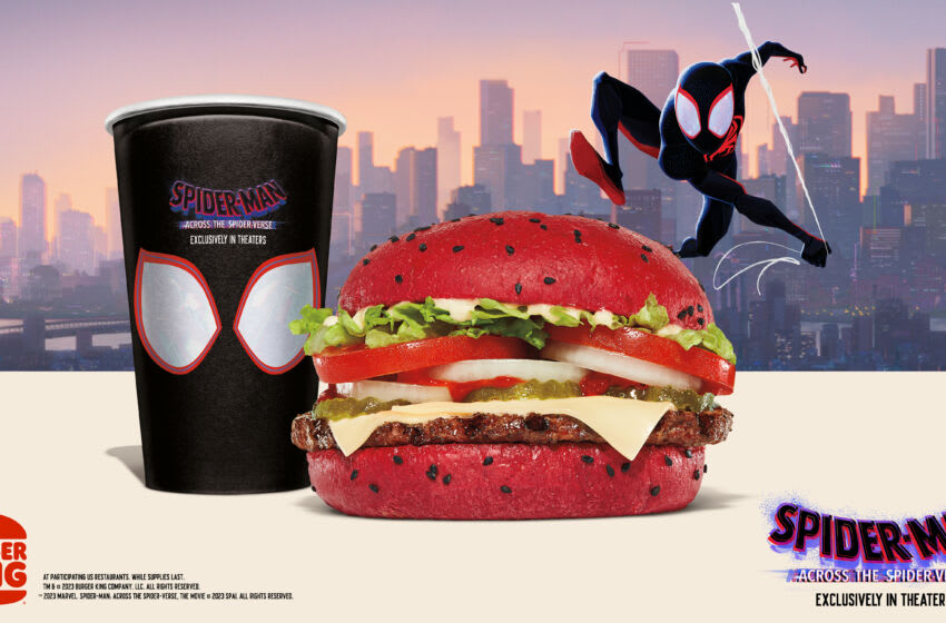 When can you get the first taste of the Burger King Spider-Verse Whopper?