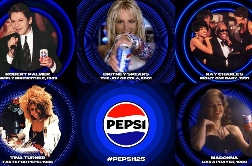 Pepsi celebrates its musical history by re-releasing iconic commercials