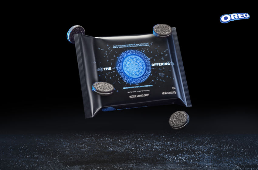 OREO Offering welcomes all UFOs with a serving of cookies and milk