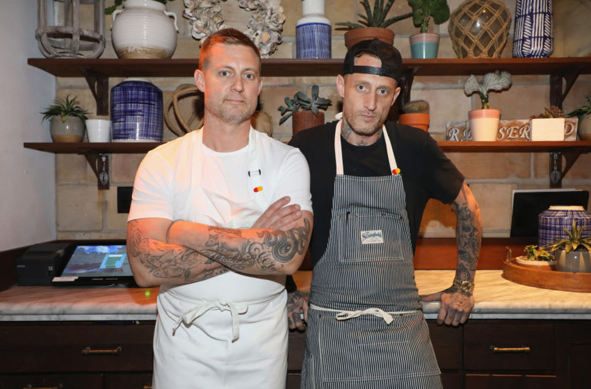 Bryan and Michael Voltaggio prepare for Battle of the Brothers