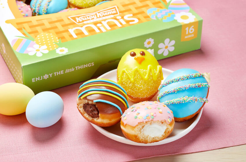 Krispy Kreme introduces their first ever mini Easter egg doughnuts