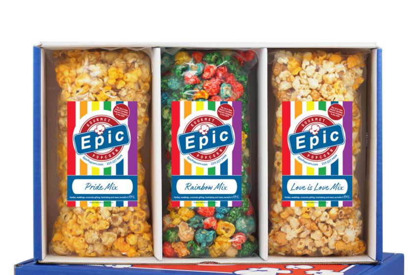 Celebrate Pride Month with Epic Gourmet Popcorn’s special Coming Out Box