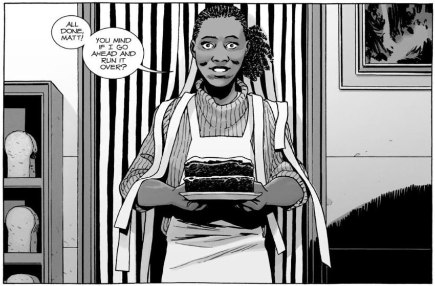 What does the introduction of Elodie mean for The Walking Dead comics?